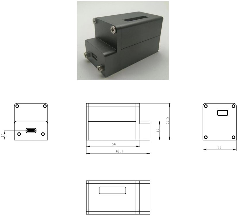Self-Frequency doubling crystal 561nm laser used in optical instrument