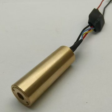 545nm 50mW DPSS dot laser module with collimated lens